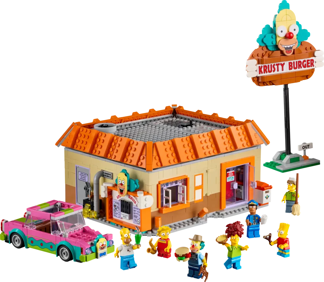 LEGO® 10352 The Simpsons™: Krusty Burger - Bricks vs Blocks